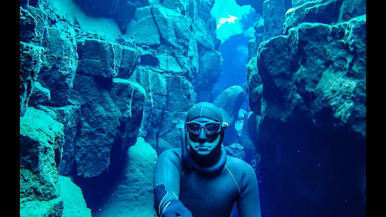 Freediving Silfra, Iceland - YouTube