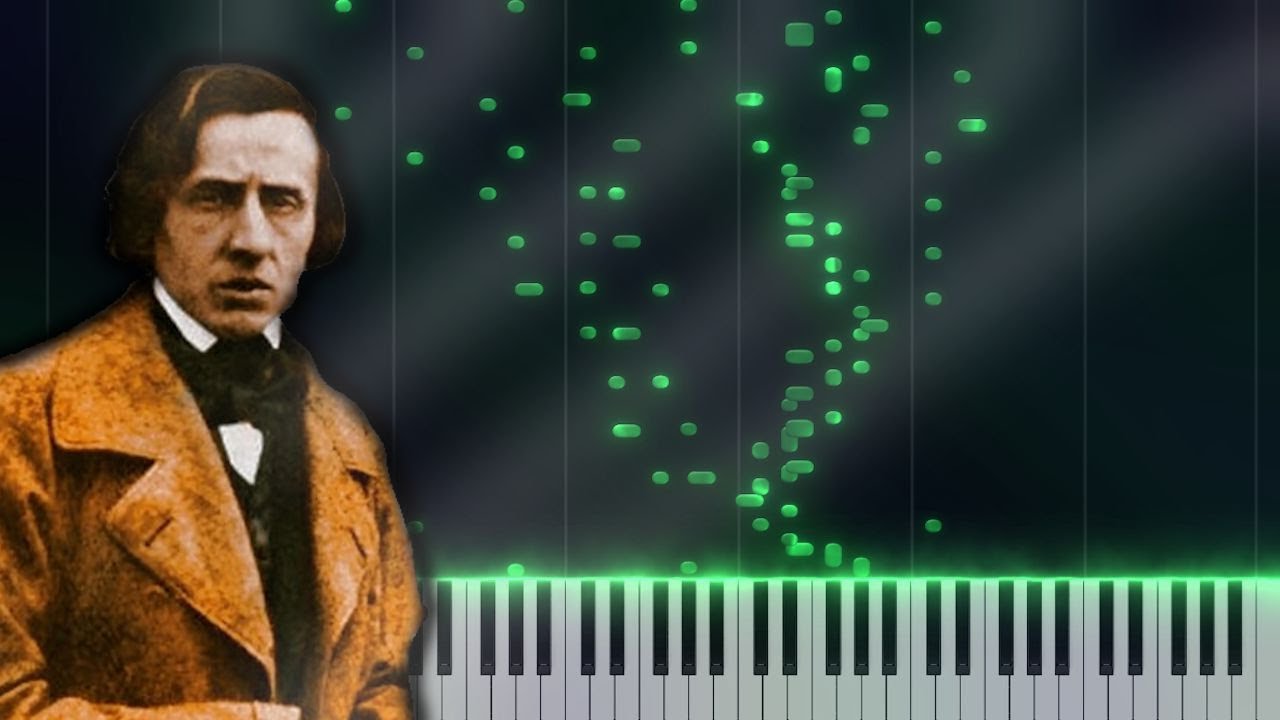 Chopin – Étude Op. 10 No. 4 in C♯ Minor | Piano MIDI Visualization ...