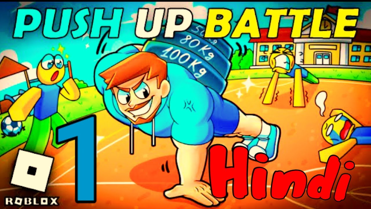 push up battles Roblox (Hindi) mobile gameplay part 1 - YouTube