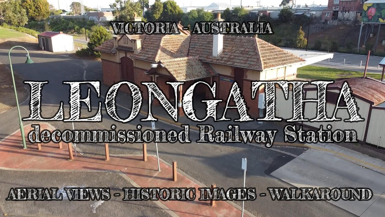 Aerial view - Historic images - Walkaround : Leongatha Railway Station ...