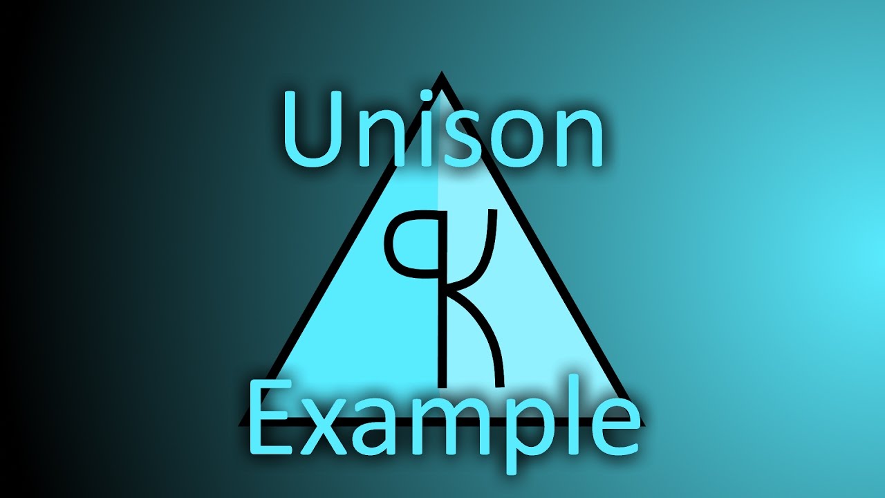 Unison Example - PK Progressionz - YouTube