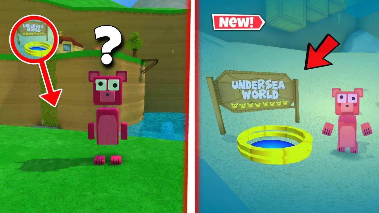 Super Bear Adventure Gameplay Walkthrough Red Bear & The Aquatic City ...
