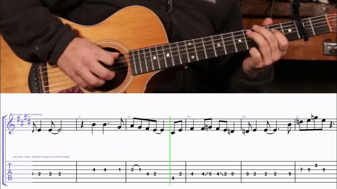 How To Play The Melody And Solo In Sundown By Gordon Lightfoot On