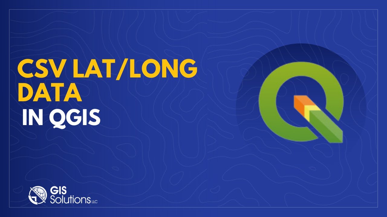 Qgis Tutorial How To Add Latlong Data In Csv File To Qgis Youtube
