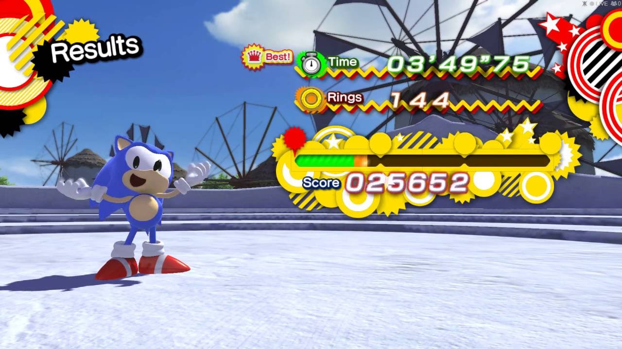 Classic Sonic ( º﹃º ) in Sonic Unleashed Act 1 - YouTube