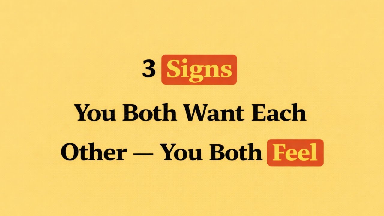 3 Signs You Both Want Each Other — You Both Feel It | Psychology Facts ...