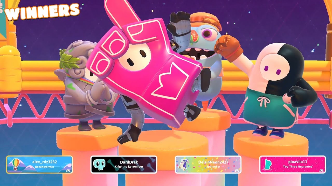 Fall Guys - Squad Mode - 48th Win (Jump Showdown) (timeout) - Just the ...