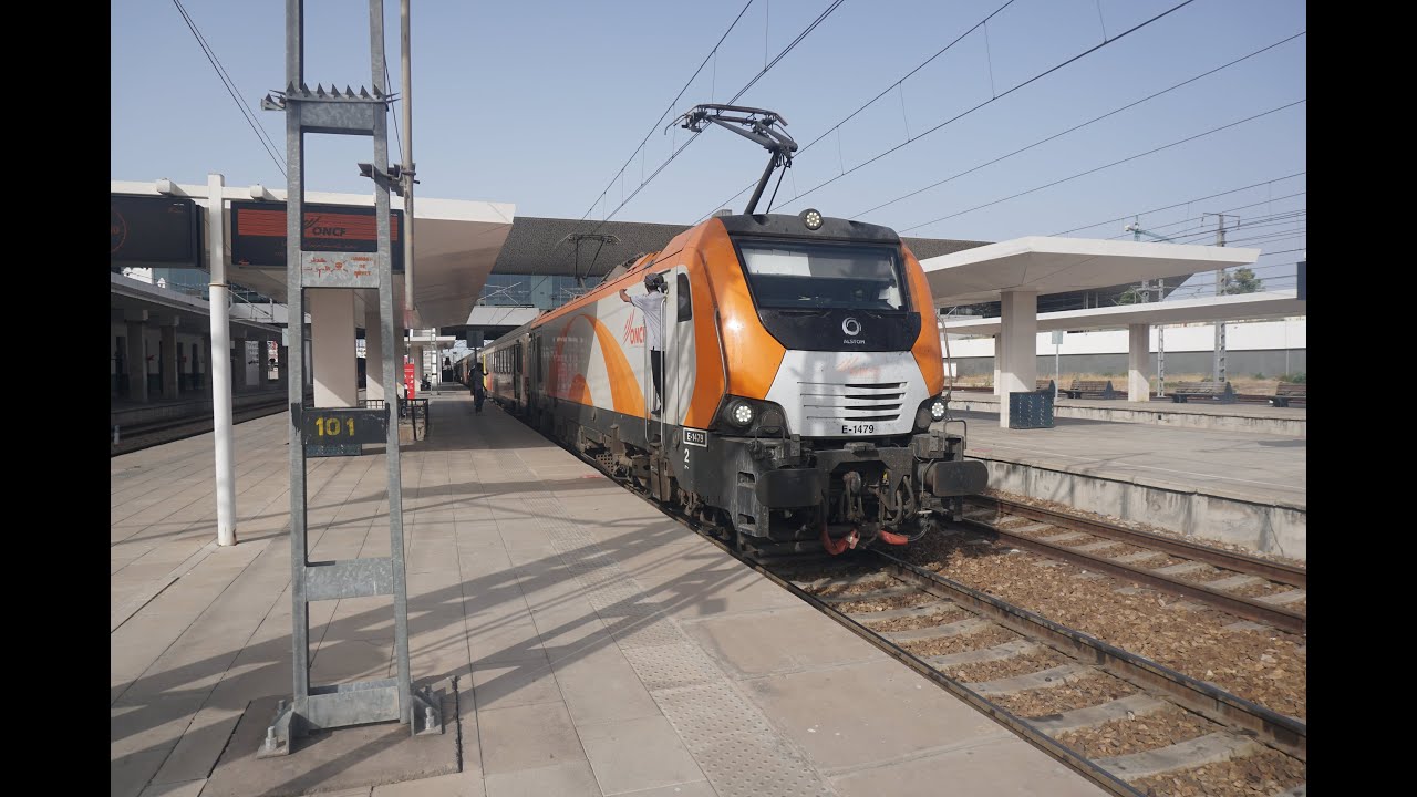 🇲🇦 ONCF Al Atlas 124 2eme Classe Journey: Rabat Ville → Casa Voyageurs ...