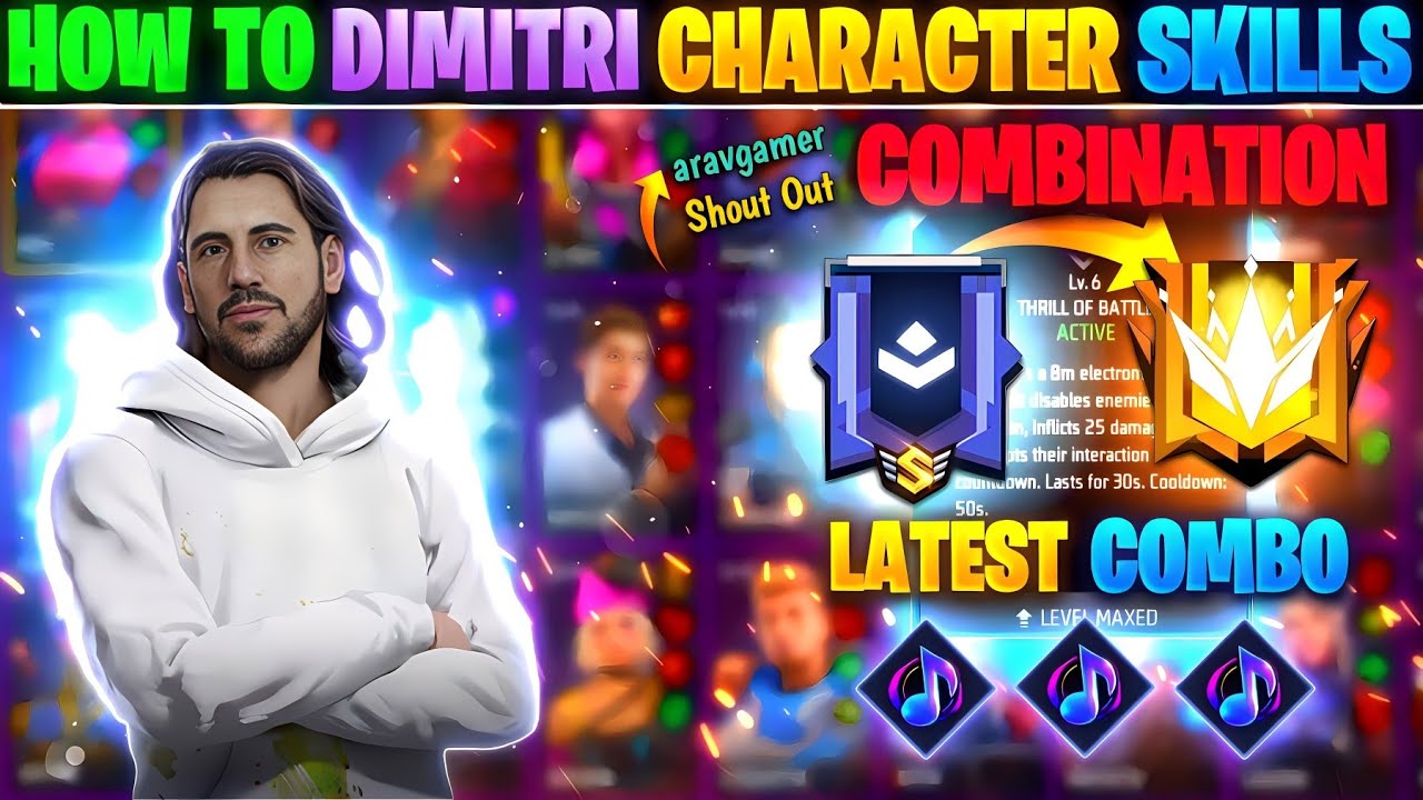 DIMITRI BEST SKILL COMBINATION 2023 | BR RANK BEST CHARACTER ...