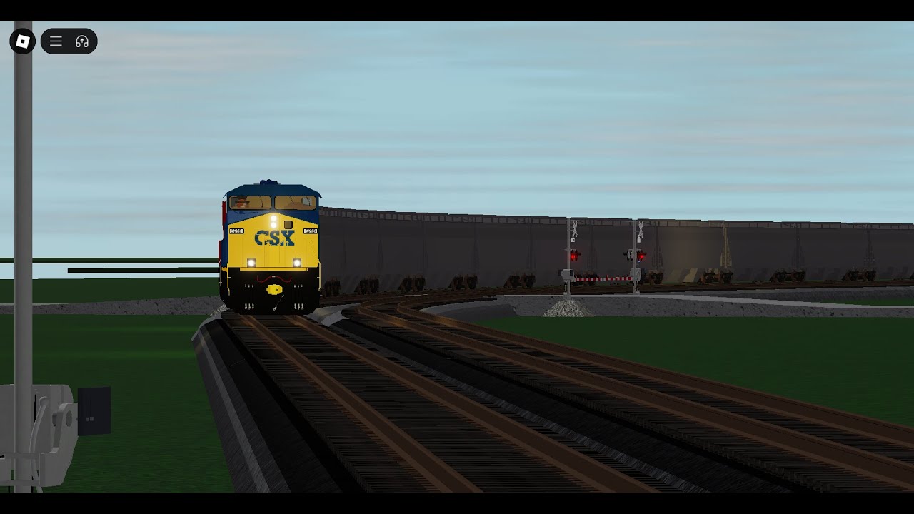 CSX 5210 Leads Hopper train - YouTube