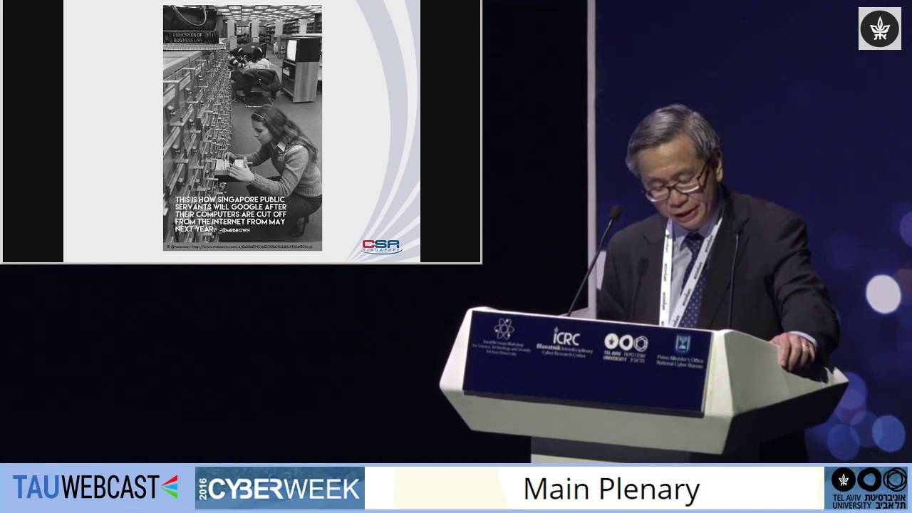 Stability in the International Cyber Domain: David KOH Tee Hian - YouTube