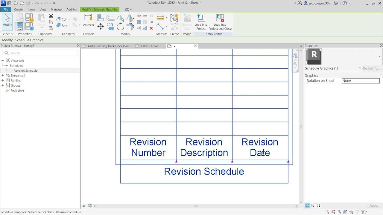 Title Block Revision Schedule in Revit 2025 - YouTube