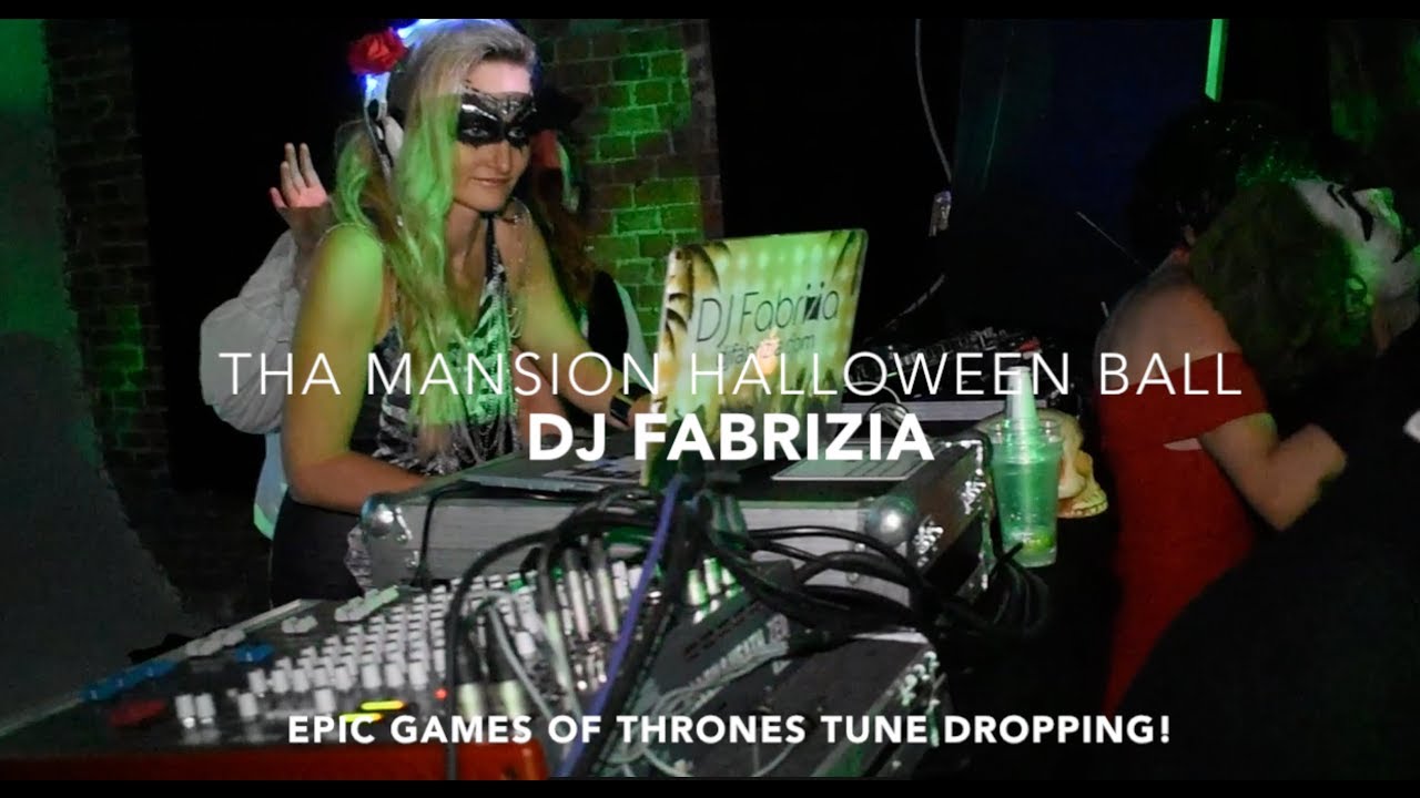 DJ Fabrizia at the Halloween Mansion Ball dropping Games of Thrones ...