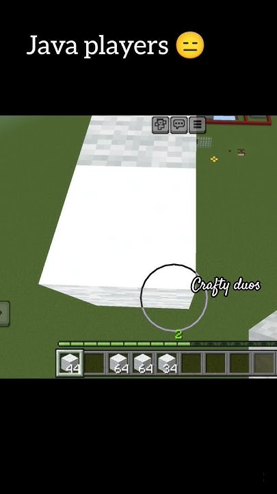 Bedrock player vs Java player - YouTube