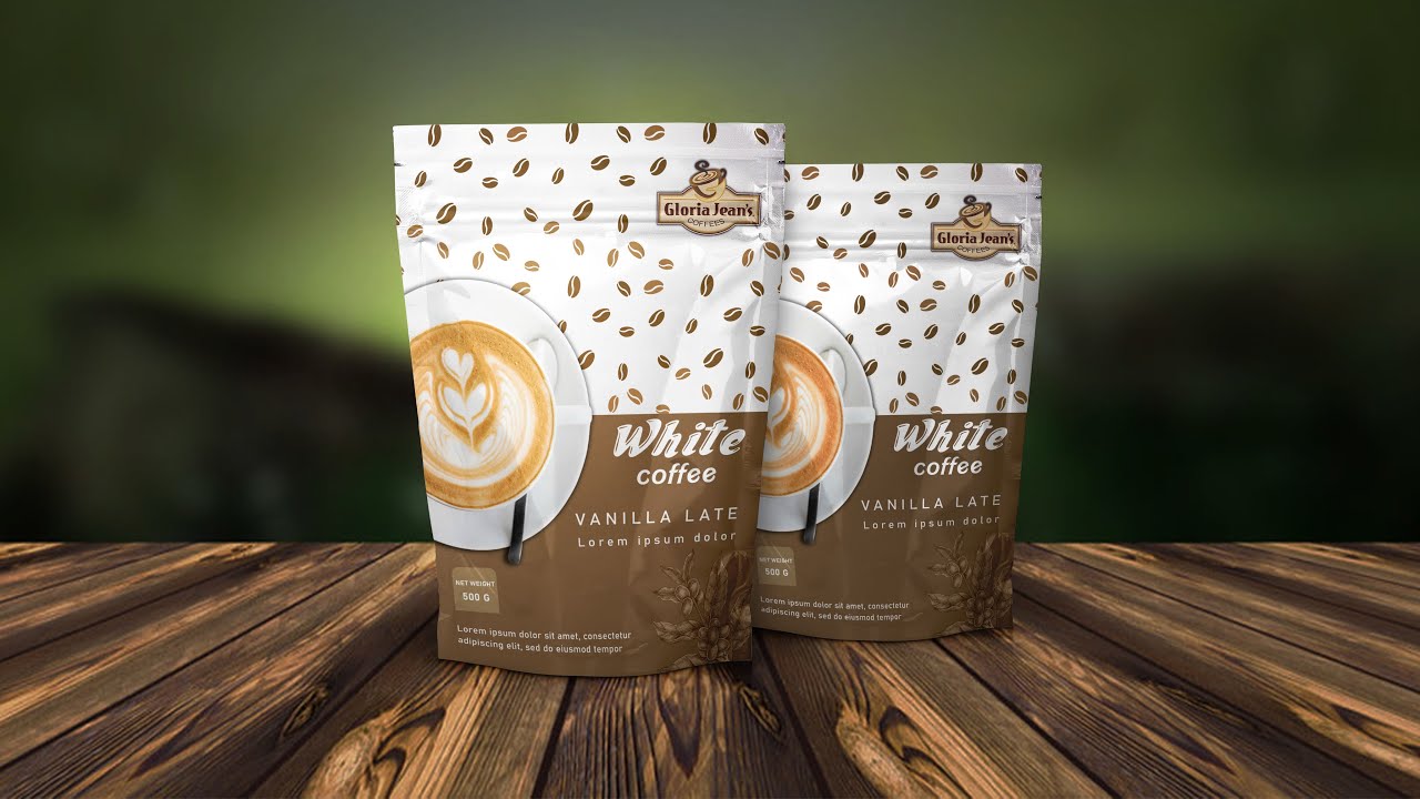 Product Packaging Design Photoshop Tutorial | Coffee Packaging - YouTube