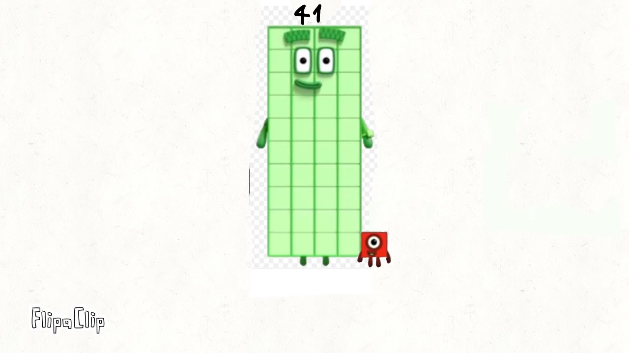numberblocks 41 to 45 x15 - YouTube