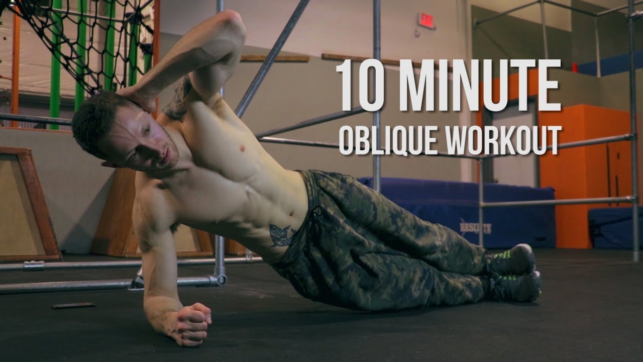 NINJA WARRIOR FITNESS - Workout #1: 10 Minute Oblique Workout - YouTube