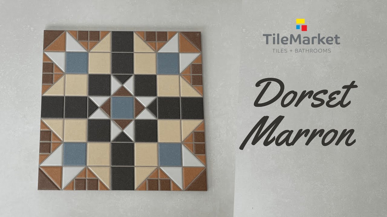 World Parks Dorset Marron Victorian Tile - YouTube