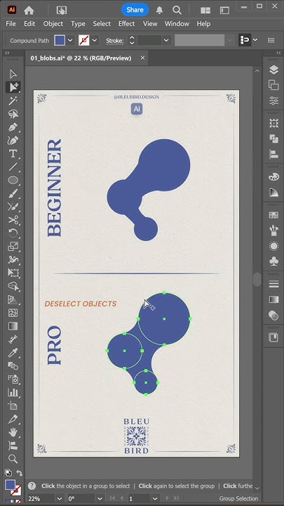 Adobe Illustrator - Blob Effect - YouTube