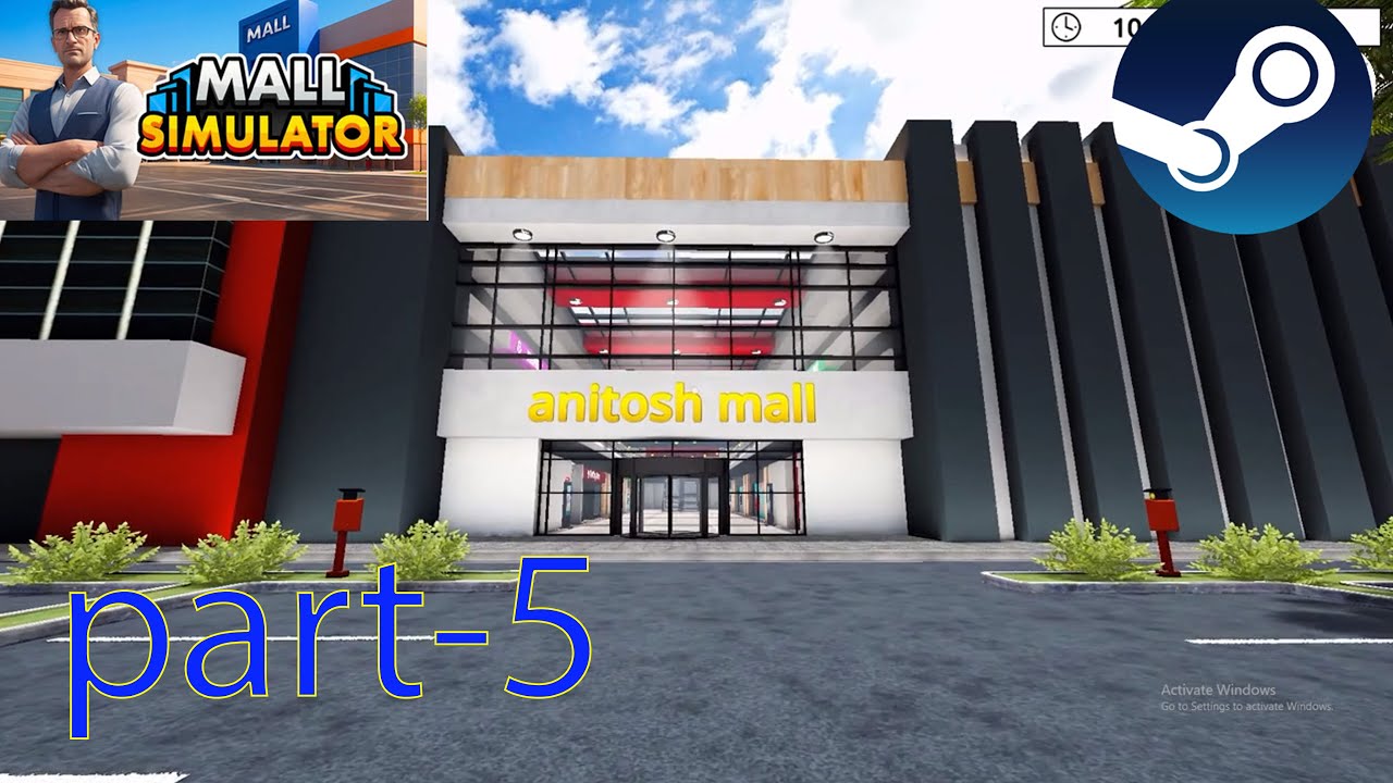 mall simulator gameplay opened my new city mall gameplay prt 5 - YouTube