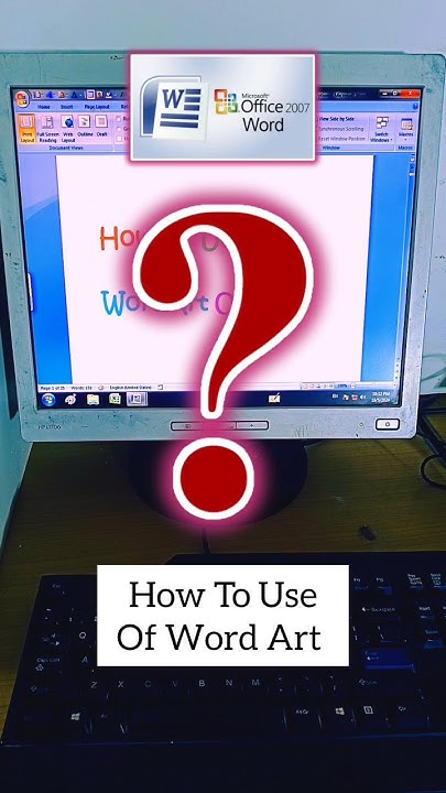 How To Use Word Art Option In MS Word | MS Word Me WordArt Ka Use Kese ...