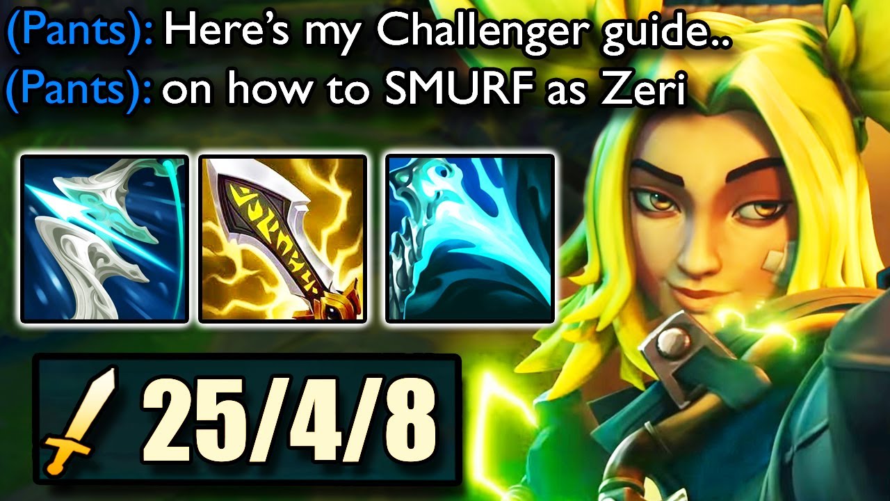 NEW CHAMPION ZERI IS HERE!! - Challenger Guide on How to Play Zeri in ...