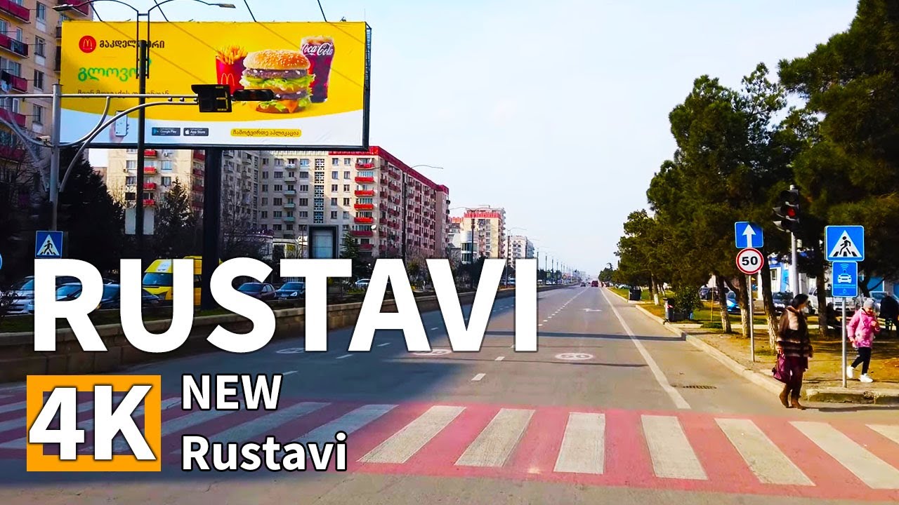 RUSTAVI | Driving Rustavi City 4K - Video Tourism - YouTube