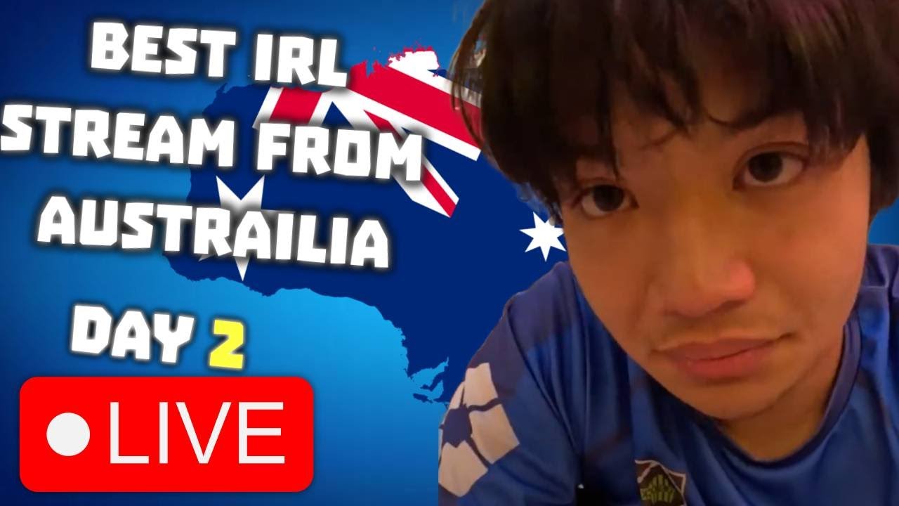 IRL AT THE BARBERS OUH! | DAY 2 IRL AUSSIE STREAMER! - YouTube