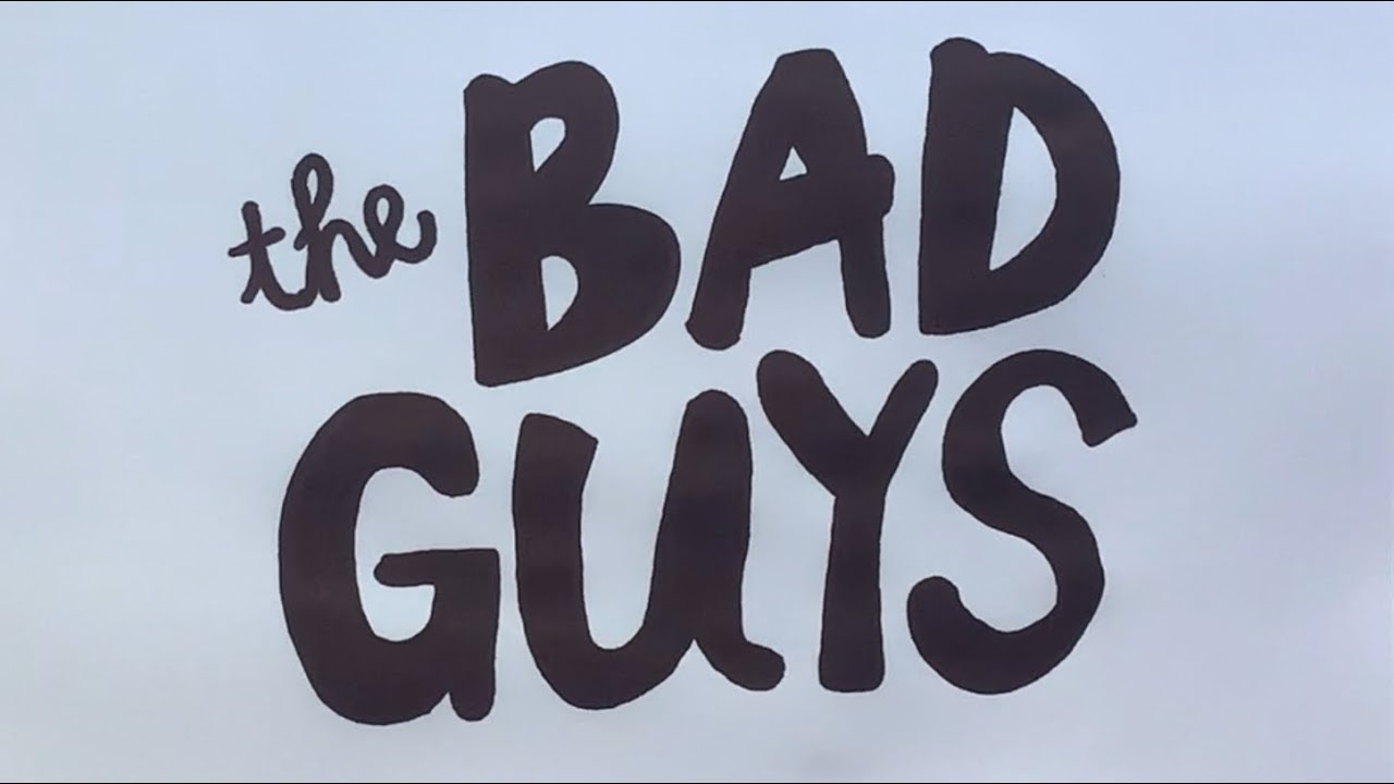 How to draw THE BAD GUYS Logo ️ - YouTube