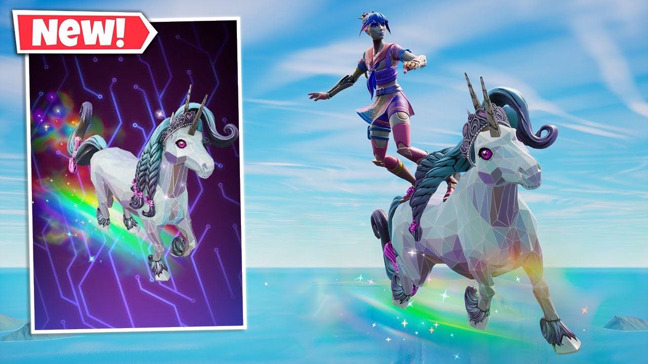 NEW DIAMOND PONY Glider Gameplay in Fortnite! (Borderlands Collab ...