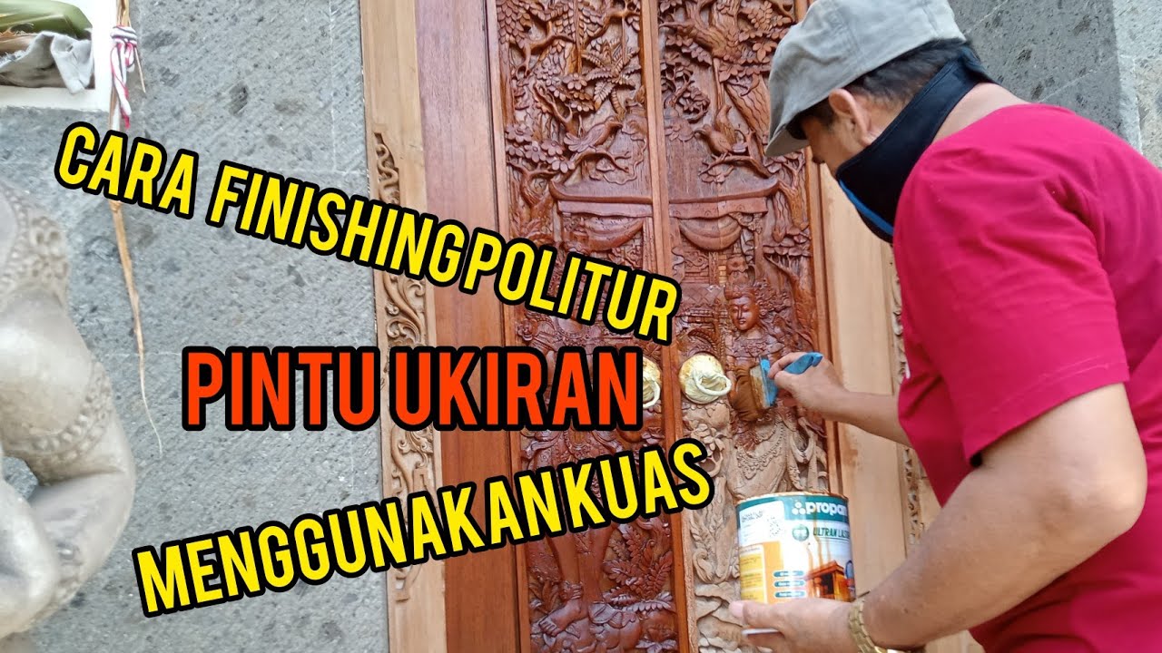CARA FINISHING POLITUR UKIRAN KAYU - YouTube