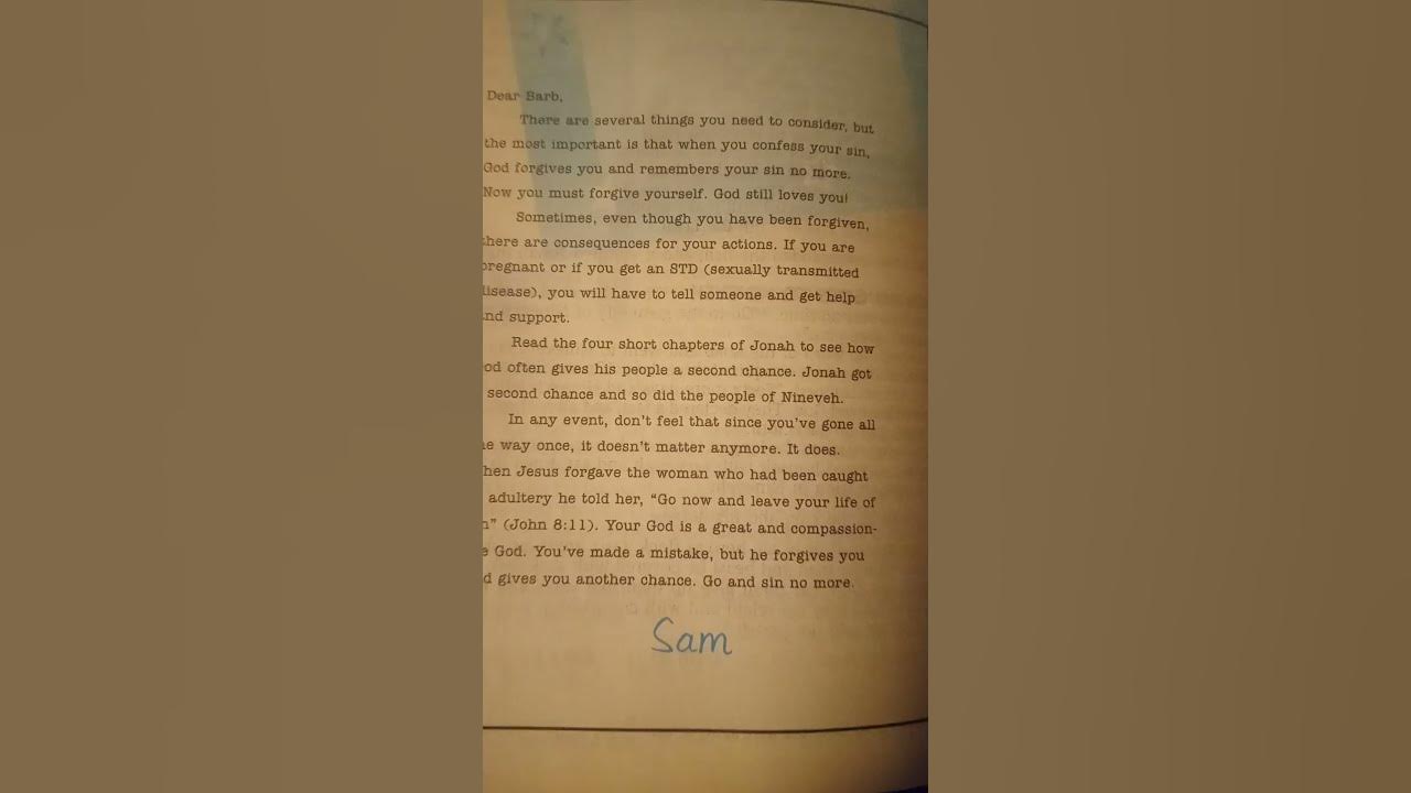 Dear Sam 46 - YouTube