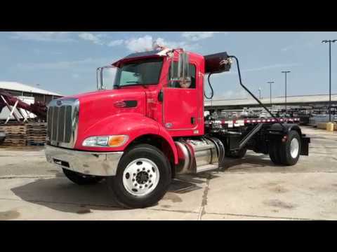 2019 Peterbilt 337-Single Axle Roll Off Truck - YouTube