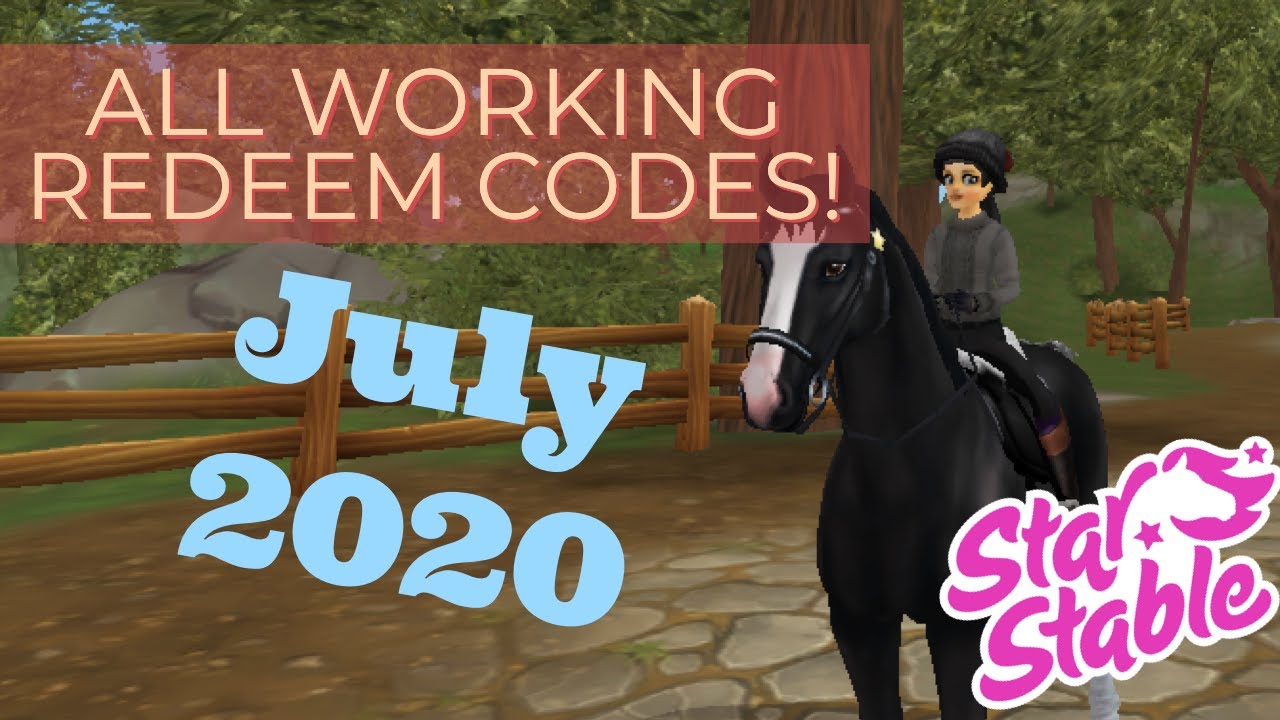 ALL WORKING REDEEM CODES! JULY 2020 || Star Stable - YouTube
