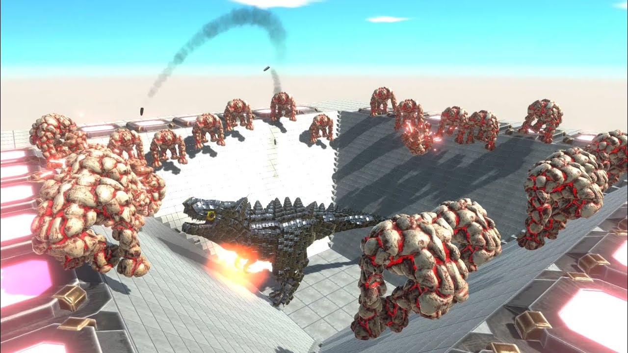 Compress the Mecha Unit with a Golem － Animal Revolt Battle Simulator ...