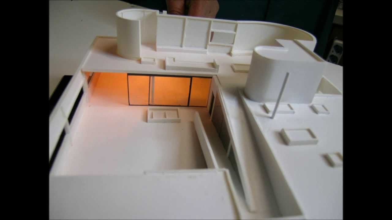 Historical Architectural Models - Le Corbusier VILLA SAVOYE scale 1:100 ...