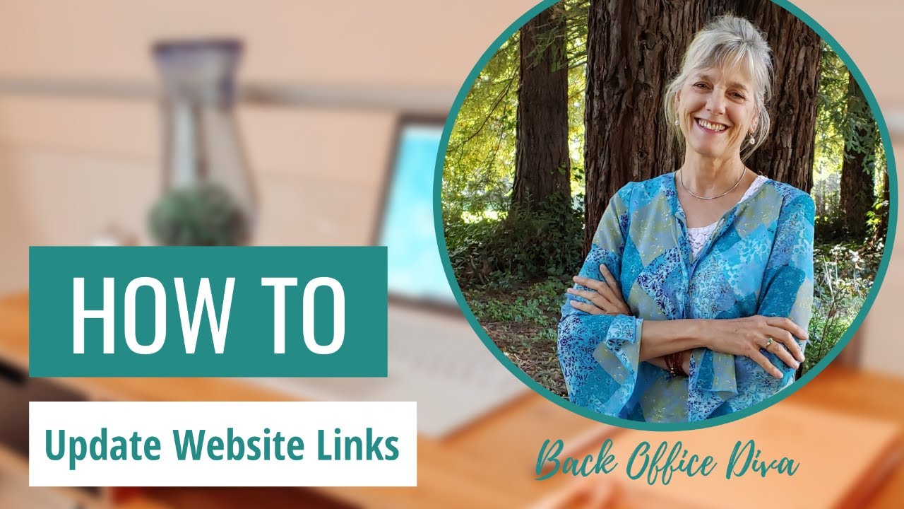How To Update Links on your Website - YouTube