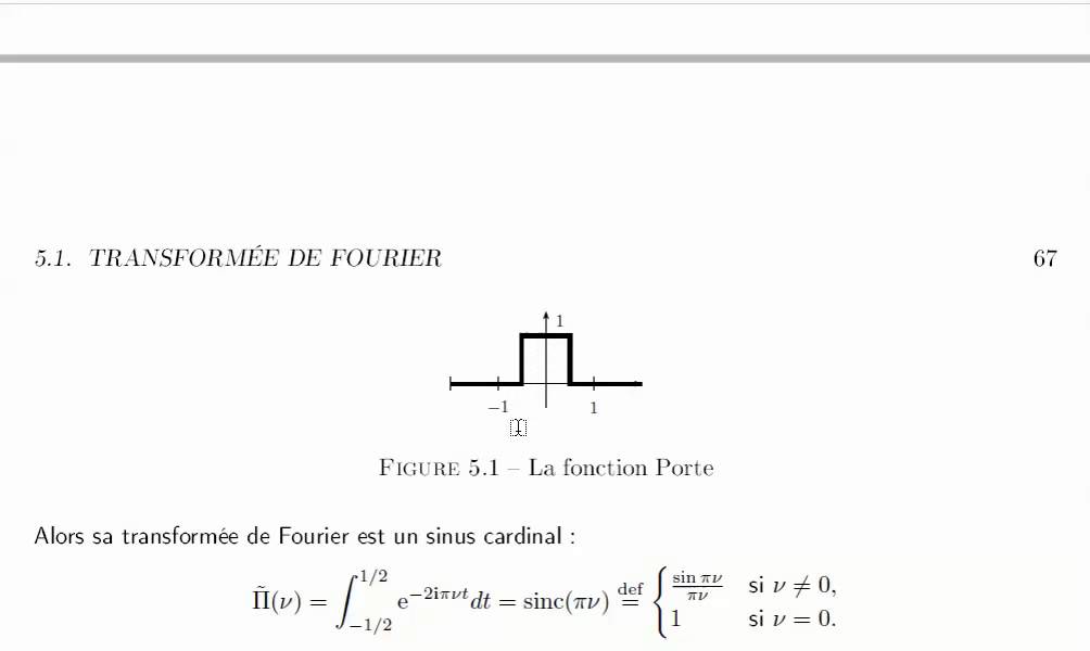 Guide de lecture, chapitre 5. Transformée de fourier - YouTube