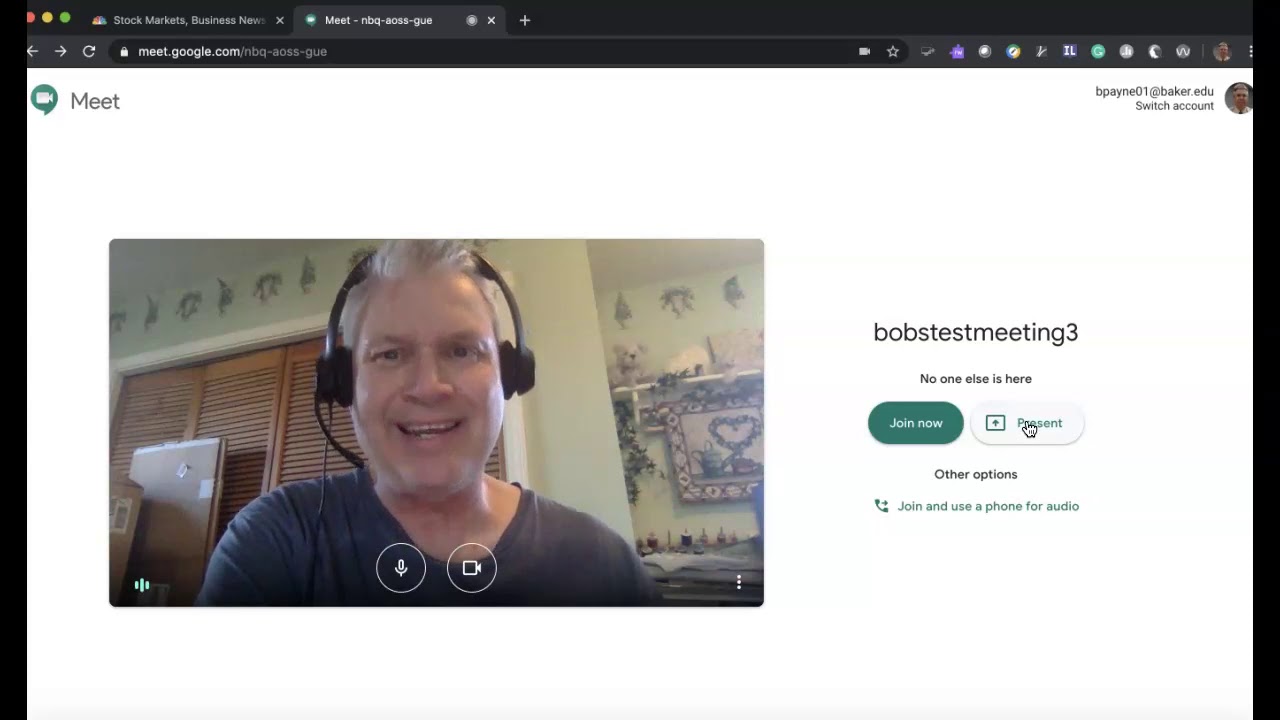 Using Google Meet for easy web conferencing - YouTube