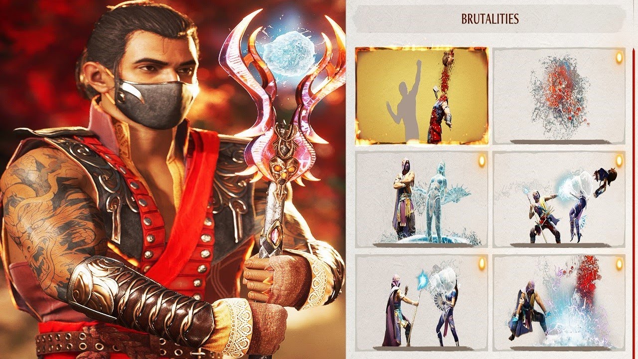 MK1 - Rain All Unlockable Brutalities - YouTube