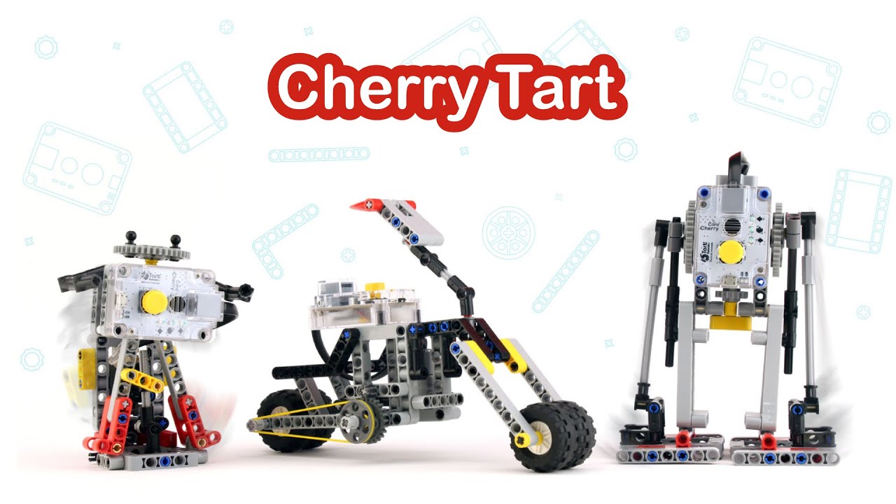 Cherry Tart: LEGO®-compatible Sound-activated Building Block - YouTube
