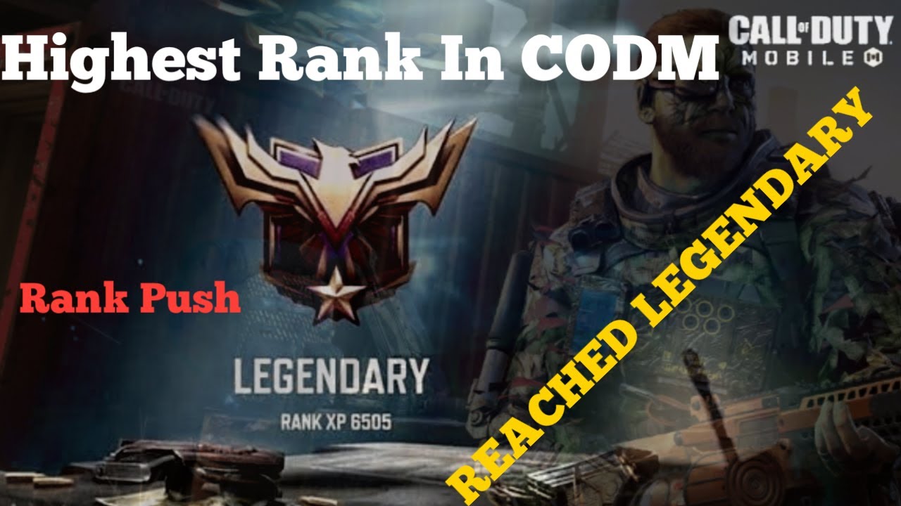Reached Legendary in CODM | Hitting Legendary in Ranked Mobile ...