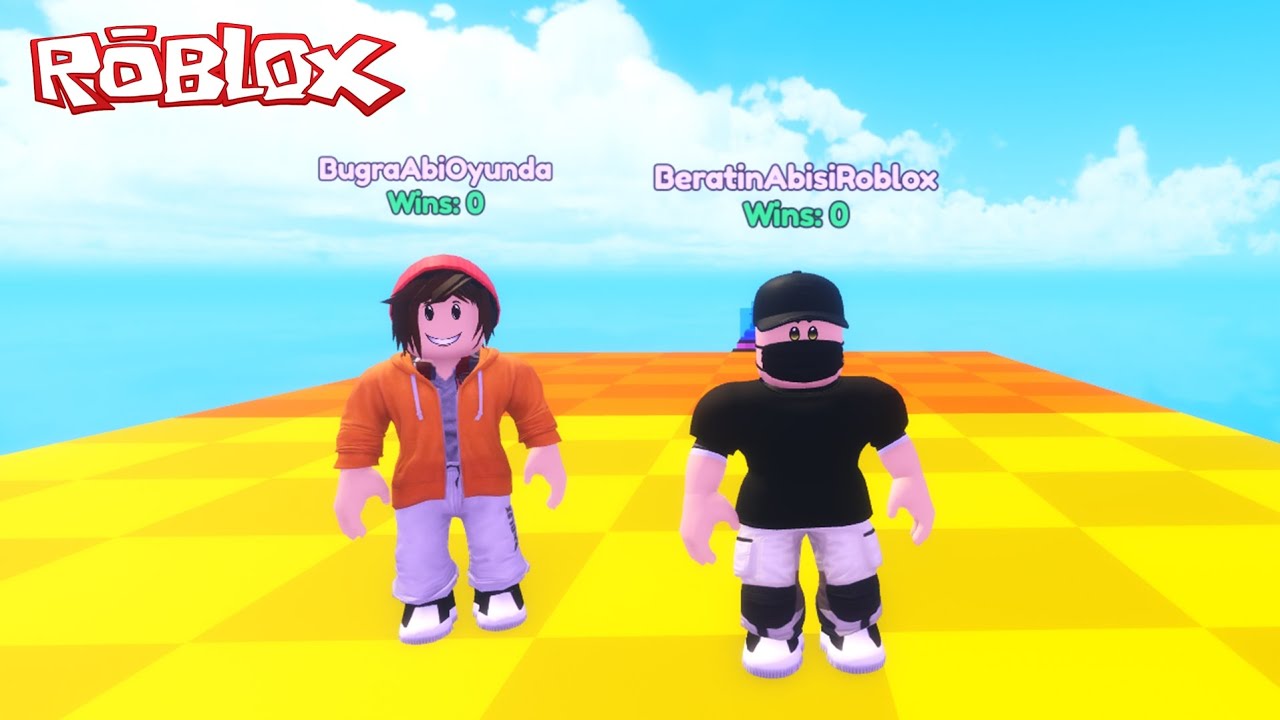 BUĞRA İLE BİRLİKTE KENDİ PARKURUMUZU ÇİZDİK!! Roblox - YouTube