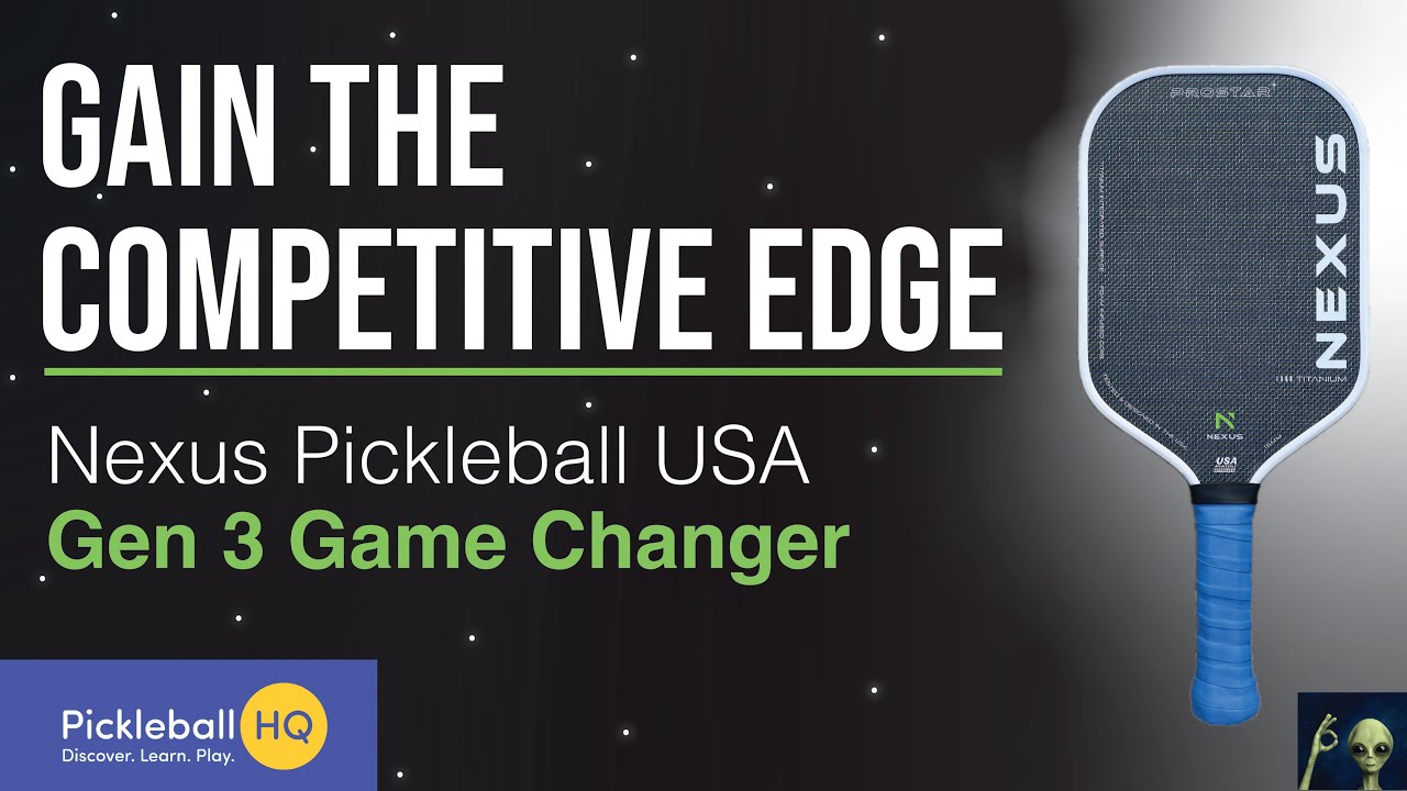 Nexus ProStar | Top Titanium Pickleball paddle - YouTube