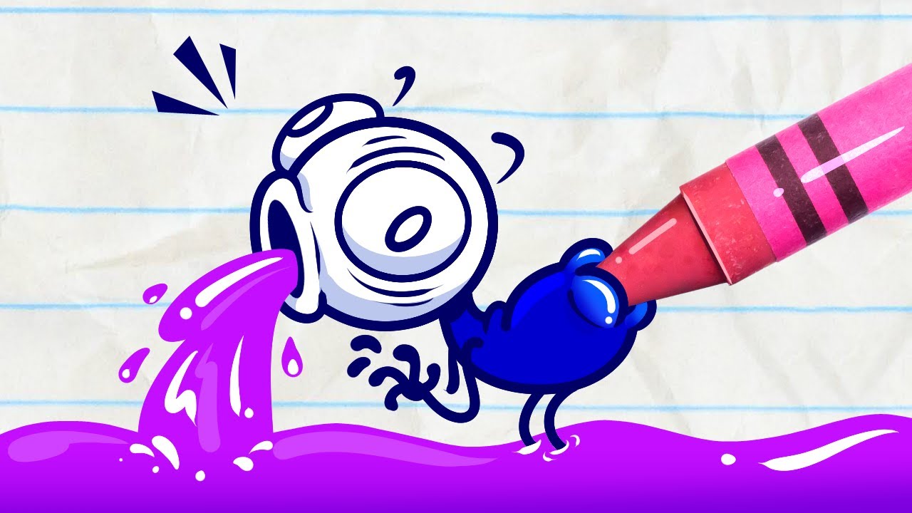 "Page Fright" | Pencilmation Cartoons! - YouTube