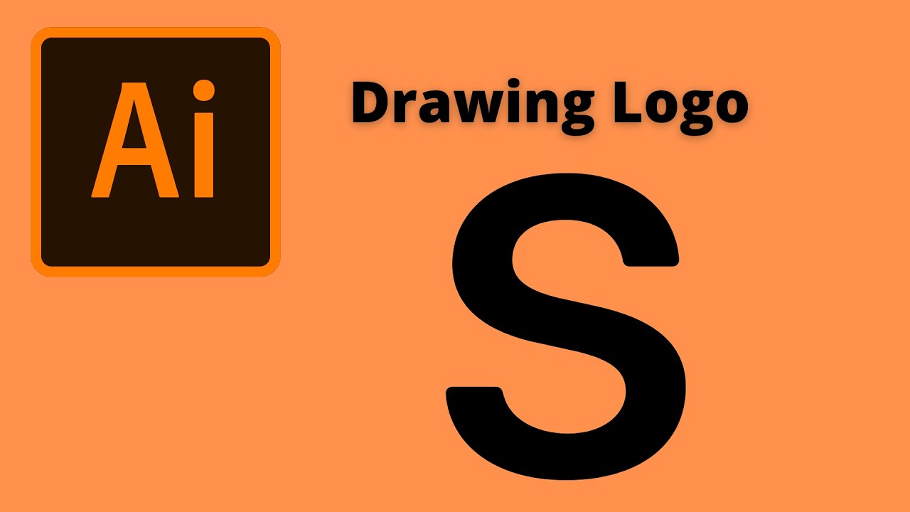 💋💋💋 How to Draw S English letter logo in Illustrator - YouTube