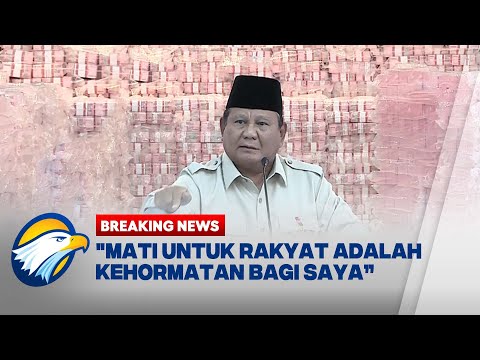 BREAKING NEWS - Pidato Berapi-Api di Kejagung, Prabowo: Saya akan Mati untuk Rakyat Indonesia
