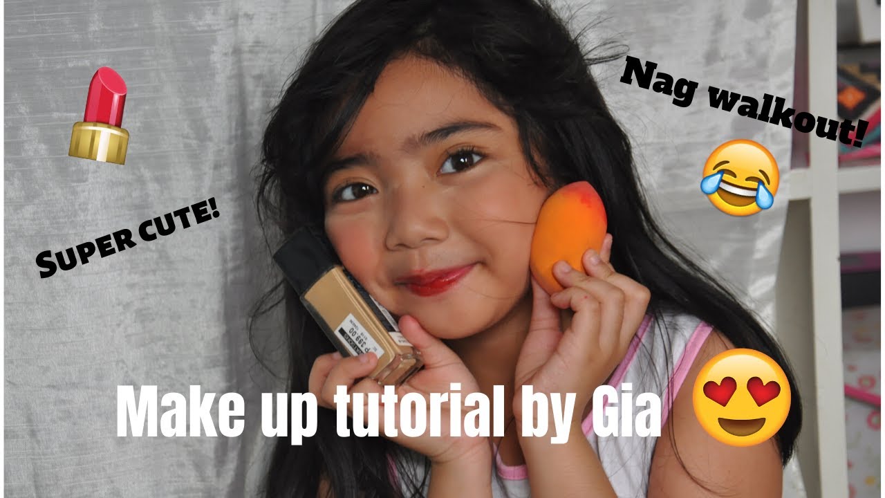Make up tutorial ️ (6 years old) - YouTube
