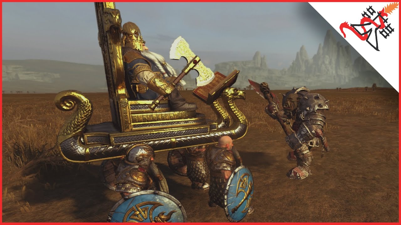 THORGRIM GRUDGEBEARER vs GRINGOR IRONHIDE (Orc) - Total War: WARHAMMER ...