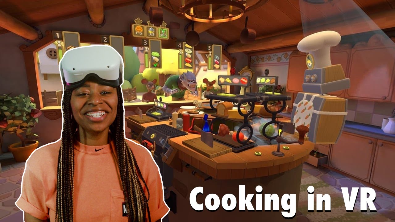 Play a VR Cooking game with me - YouTube